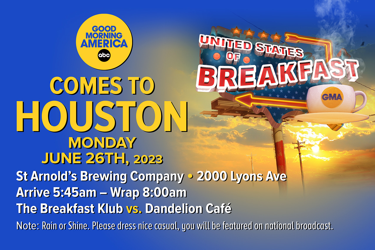 Dandelion Cafe to Compete on Good Morning America’s ‘United States of ...