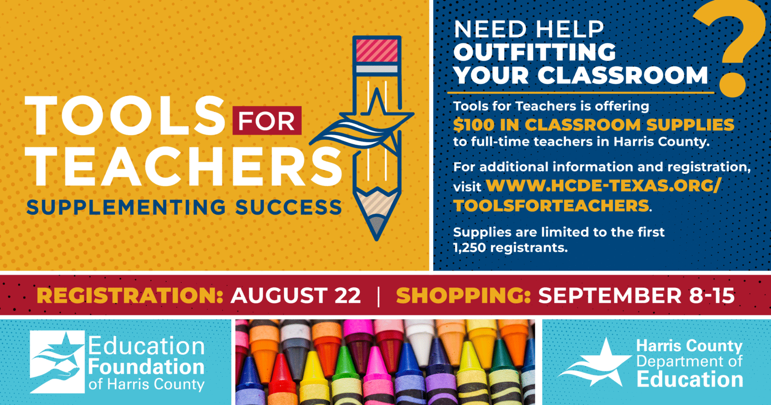 HCDE, Education Foundation of Harris County Partner to Offer $125,000 ...